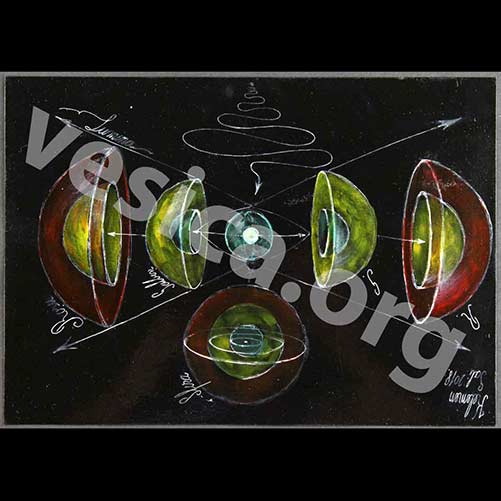 3 Spheres of Light (3 Spheres of Light) 18" x 24" Keleman Art Print ...