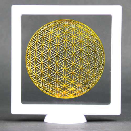 "Flower of Life" Sphere 4" Grid, 18K Gold-Plated - Vesica Institute for ...