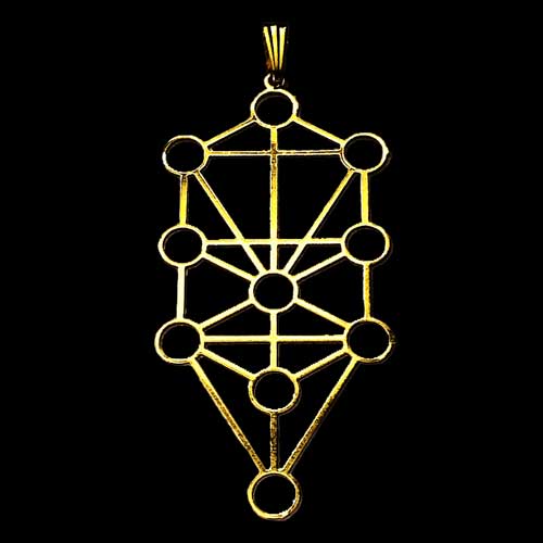 Geometry of Life Design Pendant, 18K Gold-Plated - Vesica Institute for ...