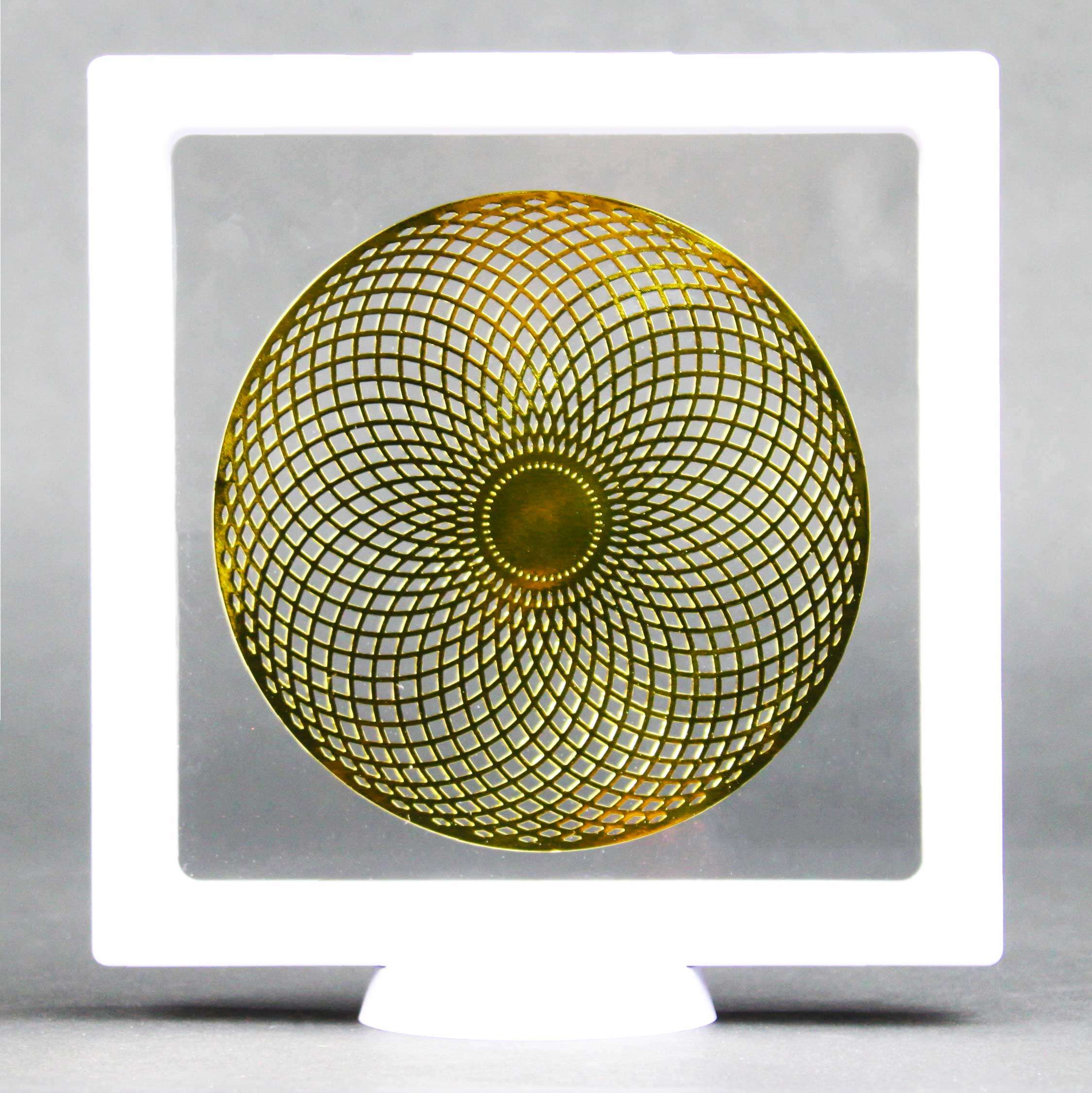 Spin 4" Grid, 18K Gold-Plated - Vesica Institute for Holistic Studies