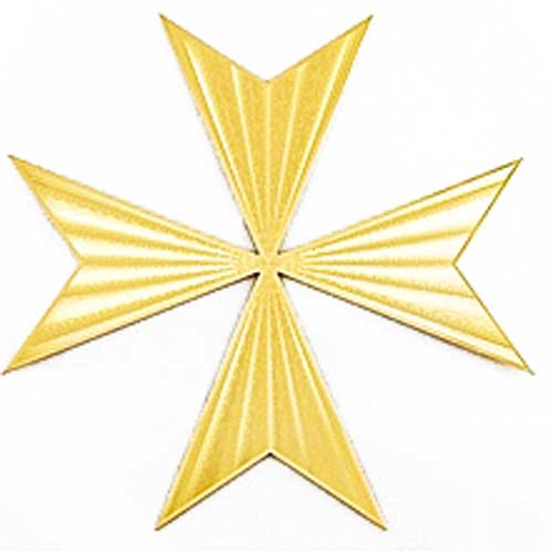 Templar Cross 11+" Grid, 18K Gold-Plated - Vesica Institute for ...