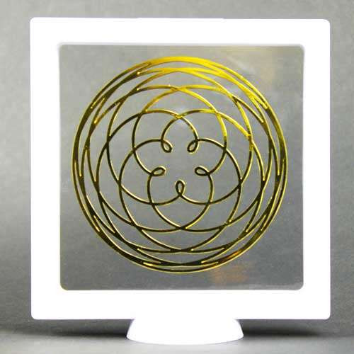 Venus Spiral Pentagram 4" Grid, 18K Gold-Plated - Vesica Institute for ...